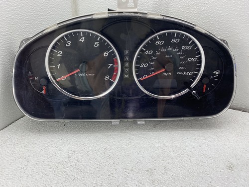 2005 Mazda 6 A/T cluster speedometer tachometer gauges instrument panel ...