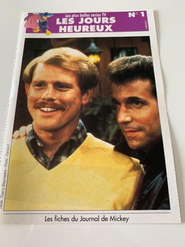 RON HOWARD, HENRY WINKLER, HAPPY DAYS, RARE TV SHOW CARD COLLECTOR ...