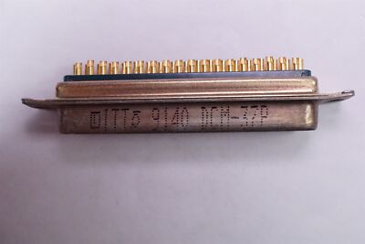 DCM-37P ITT D-Sub Connector Plug Male 37 Pos Vert Solder Cup Steel NOS ...