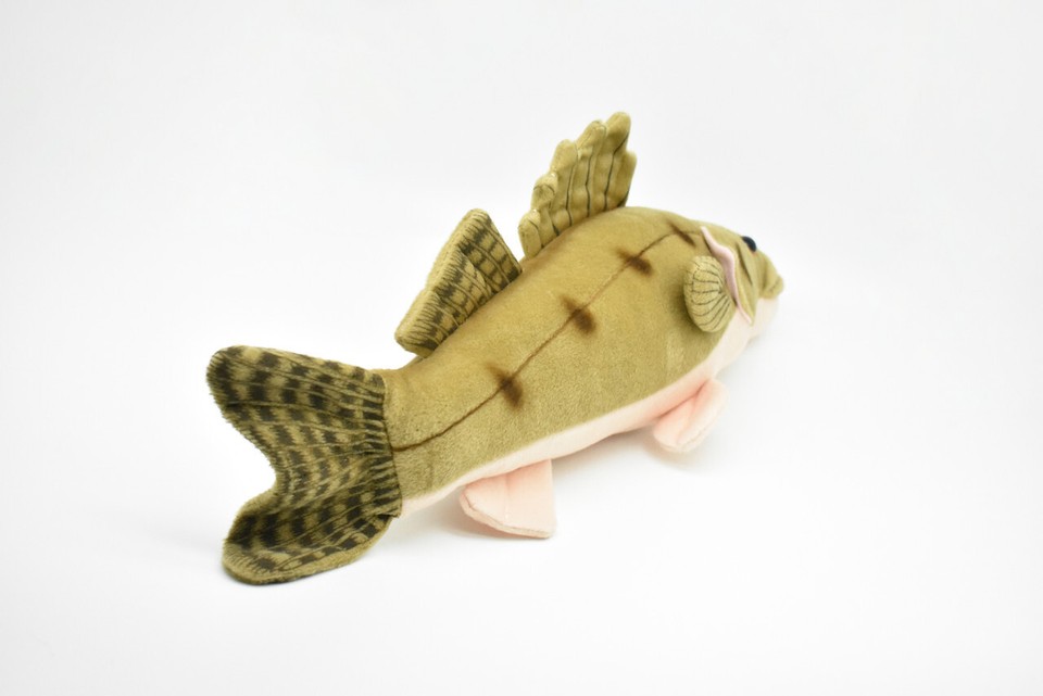 Plush Walleye, Realistic Stuffed Fish, Soft, Toy, Pillow, Gift, 17 ...