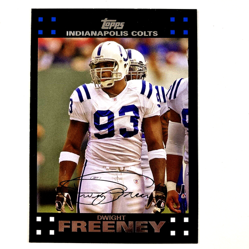 Dwight Freeney 2007 Topps Card #257 NFL HOF Indianapolis Colts | eBay