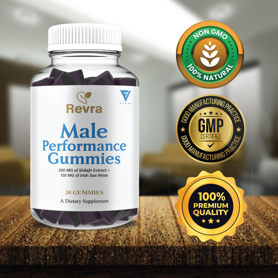(3 Pack) Revra Male Performance Gummies, Revra Daily Support (3 Month ...