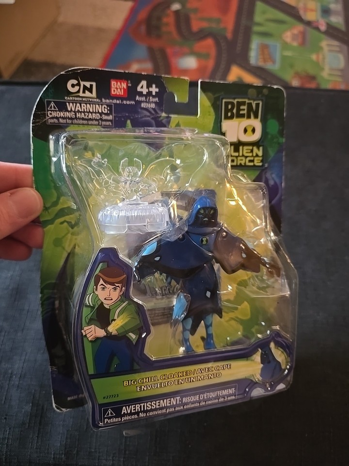 New BEN 10 ALIEN FORCE BIG CHILL CLOAKED Rare Action Figure Cartoon ...