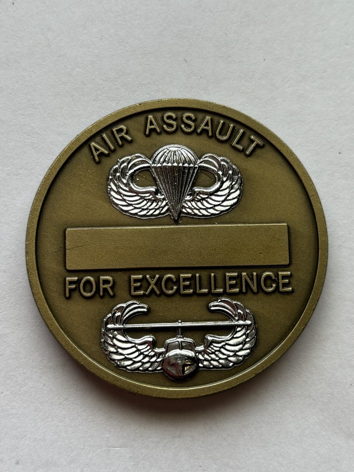 101st Airborne Division Air Assault Bronz Army Challenge Coin #4308 | eBay