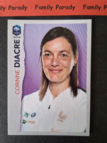 Corinne Diacre 37 Sticker Panini Foot Au plus près des Bleus ...