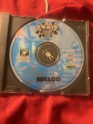 Sonic R: Rare SEGA PC Windows 95 & 98 Game Disc PC CD-Rom (No Cover Or ...