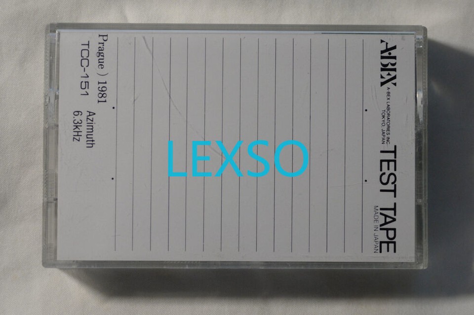 ABEX Azimuth Test Tape TCC-151 6.3kHz New | eBay