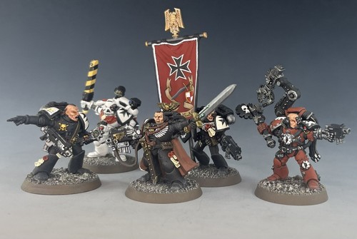 Warhammer 40K - Space Marine Command - Metal 3rd ED OOP Painted | eBay