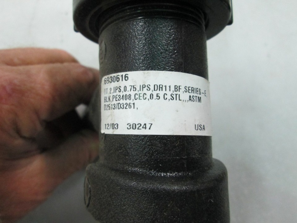 Central Tap-T #6930616 TT 2" IPSx .75 IPS DR11BF Series-E ASTM D2513 ...