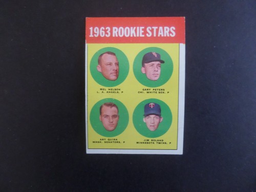1963 TOPPS ROOKIE STARS BASEBALL CARD #522 HI EX BV $25.00 #63H | eBay