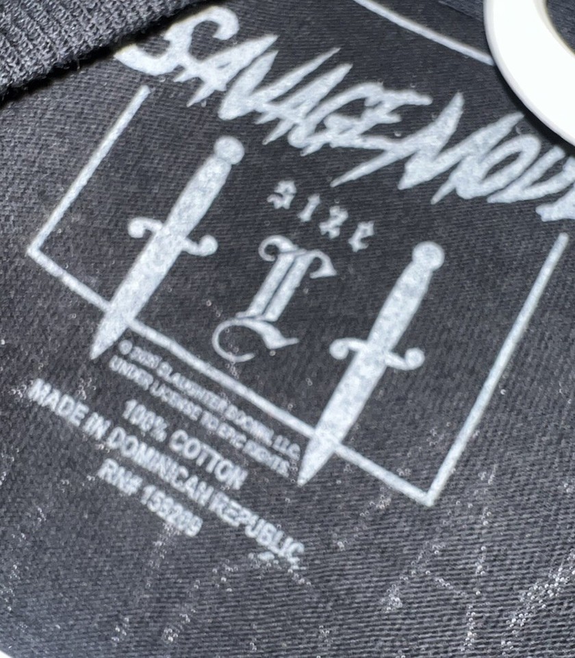 Savage Mode II 21 Savage Metro Boomin Black Mens Size Large Rap T-Shirt ...