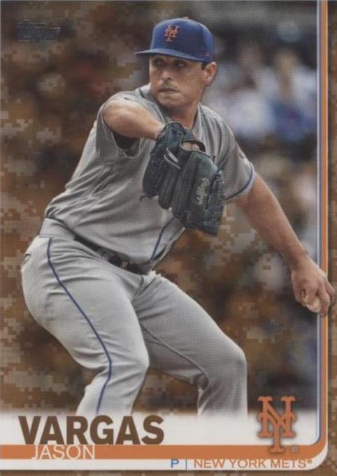 2019 Topps - Jason Vargas #418 Memorial Day Camo /25 for sale online | eBay