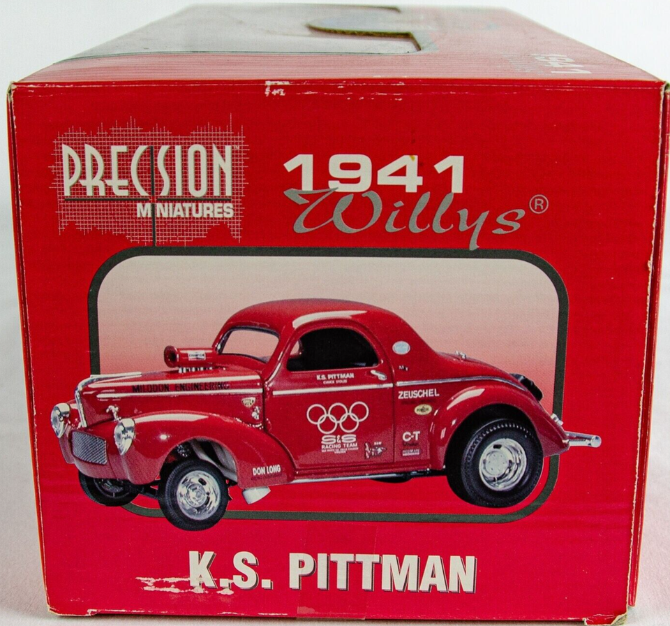 1941 K.S. PITTMAN '41 WILLYS GASSER 1/18 DIECAST SUPERCAR COLLECTIBLES ...