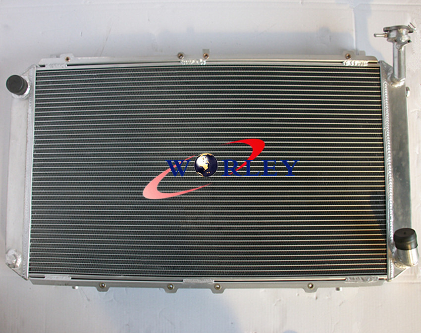 3 Row Aluminum Radiator & 2* FANS for Nissan GQ PATROL Y60 4.2L TB42S ...