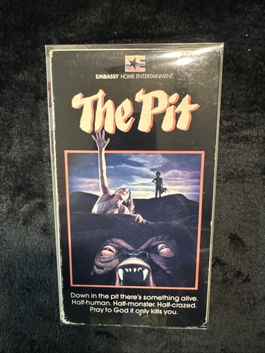 The Pit Horror VHS 1981 Embassy Home Entertainment Horror **Rare And ...