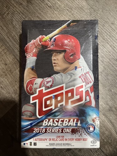 2018 Topps Baseball Series 1 Hobby Factory Sealed Box | eBay
