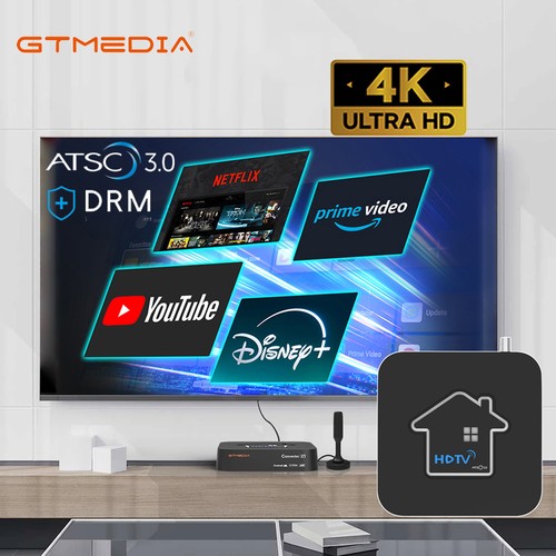 ATSC 3.0/1.0 TV Streaming Cable Box over the air DVR Recorder 4K Media ...