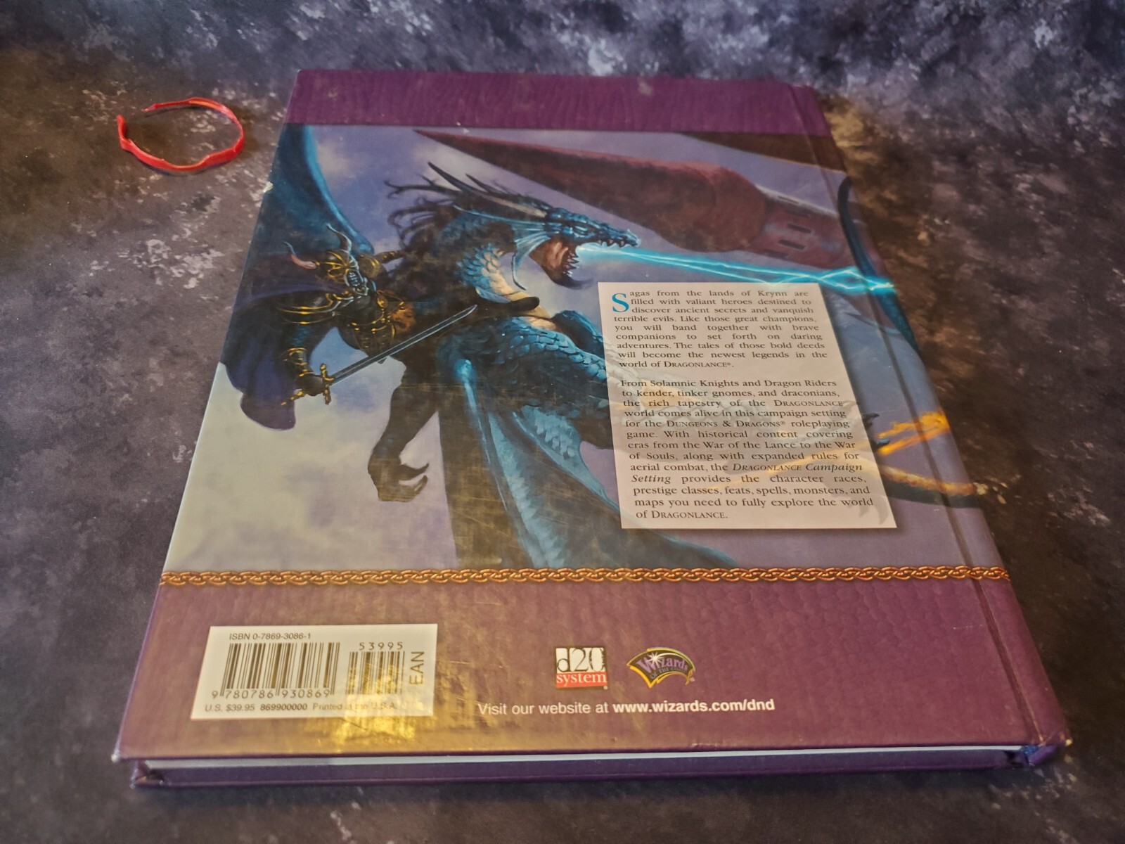 D&D Dungeons Dragons Dungeon Dragonlance Campaign Setting 9780786965618 ...