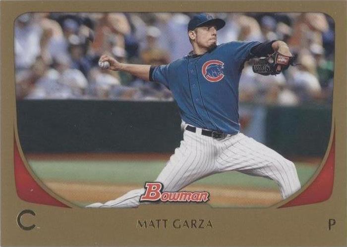 2011 Bowman - Matt Garza #188 Gold for sale online | eBay
