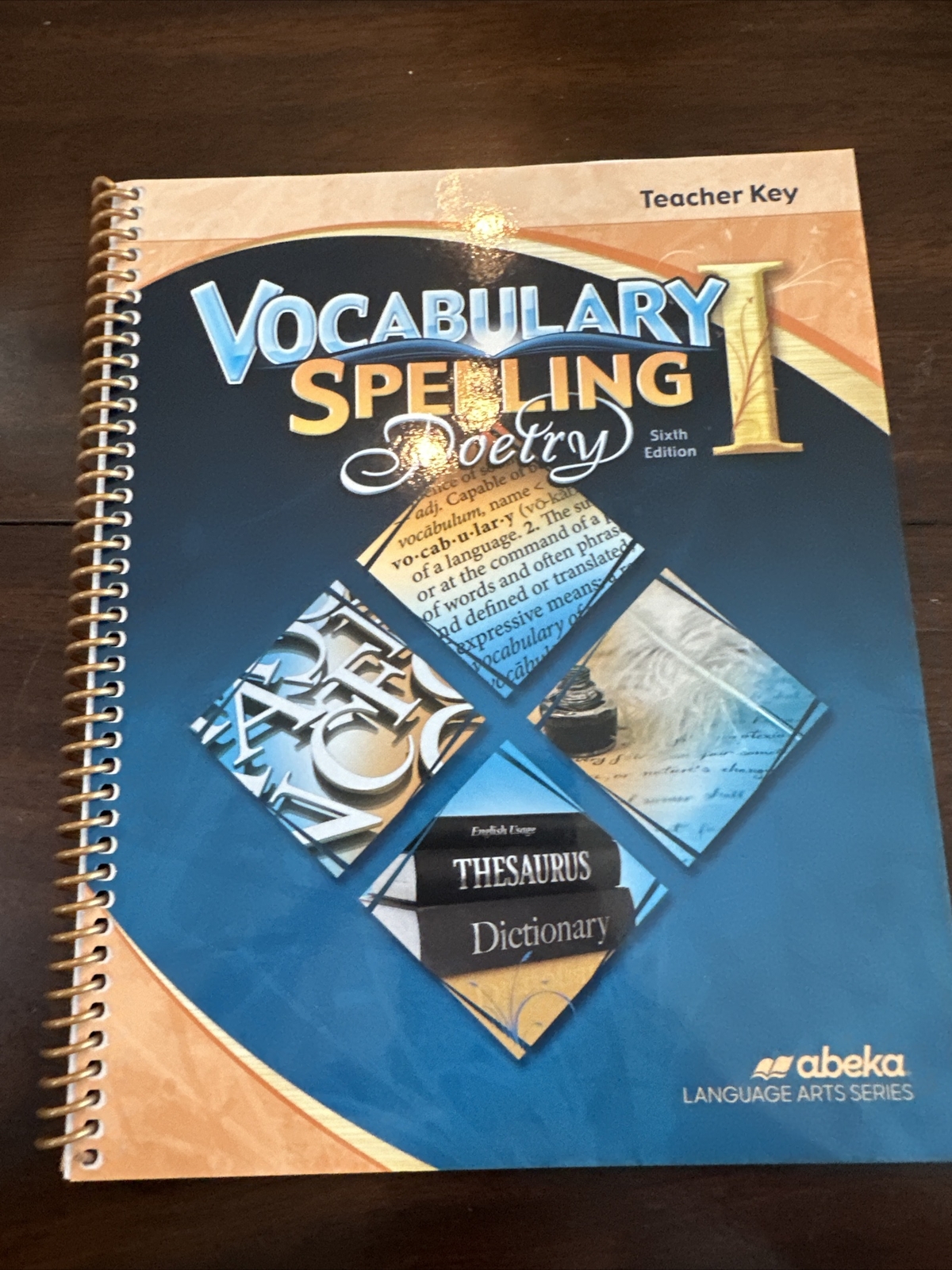 Abeka Vocabulary Spelling Poetry 1 Teacher Key, Sixth Edition, Seventh ...