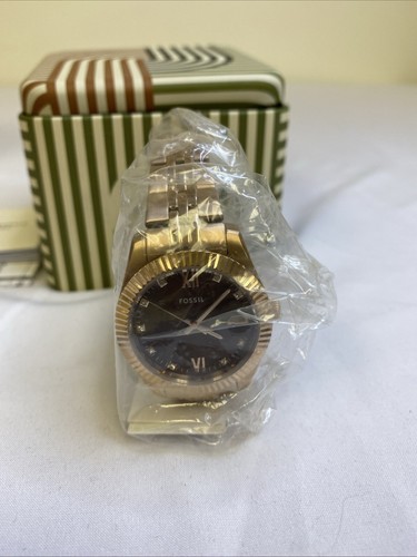 Fossil Women's Scarlette Brown Dial Watch - ES5324 796483634183| eBay
