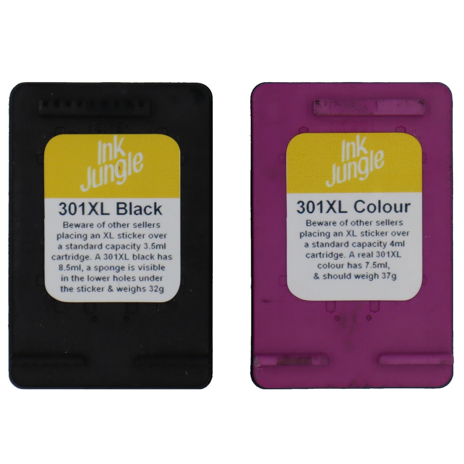 Refilled HP 301XL Black / Colour Ink Cartridges For ENVY 5530 Printer ...