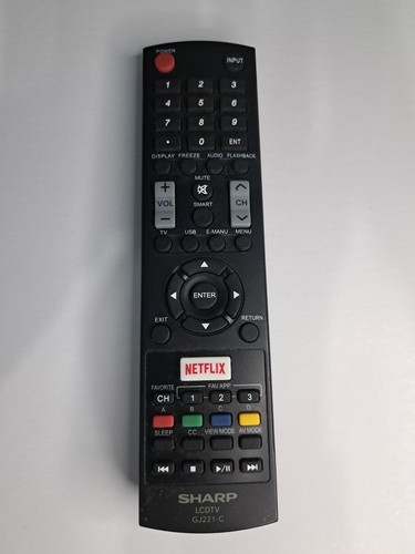SHARP GJ221-C LCDTV Remote Control Original LC32LE653U LC-32LE653U LC40LE653U | eBay