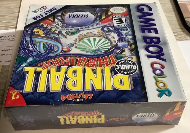 3-D Ultra Pinball: Thrillride (Nintendo Game Boy Color, 2000) for sale ...