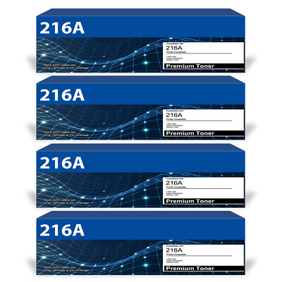 4x Toner Compatible with HP 216A W2410a-2413a LaserJet Pro M183fw M182n ...