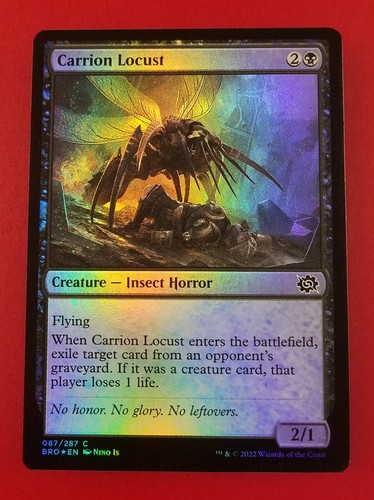 1x Carrion Locust | FOIL | The Brothers' War | MTG Magic Cards | eBay