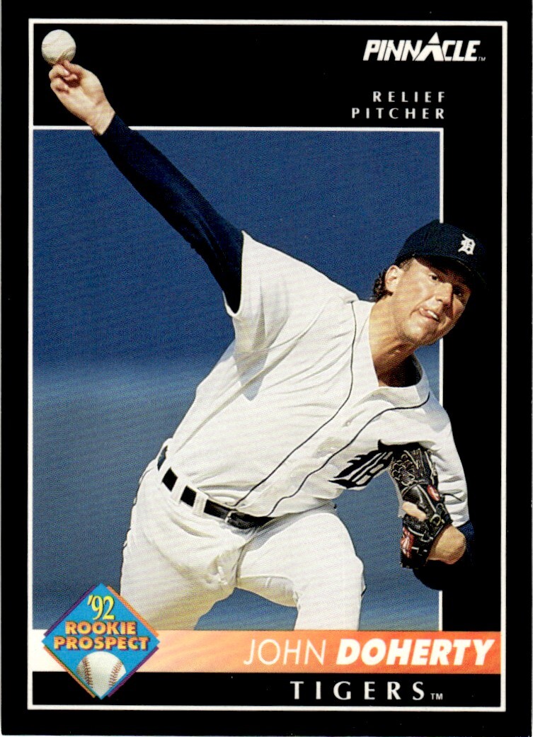 1992 Pinnacle Baseball Card John Doherty Rookie Detroit Tigers #513 | eBay