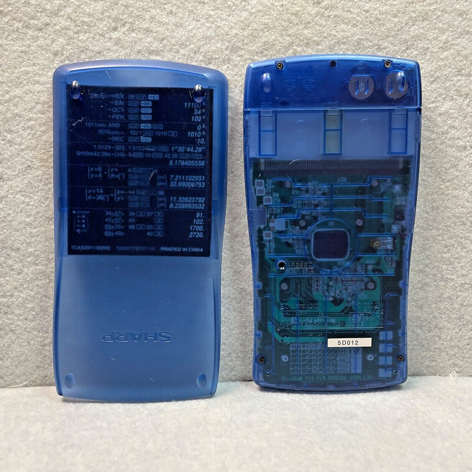 Sharp EL-531W Advanced D.A.L. Battery Powered Calculator 4974019024509 ...