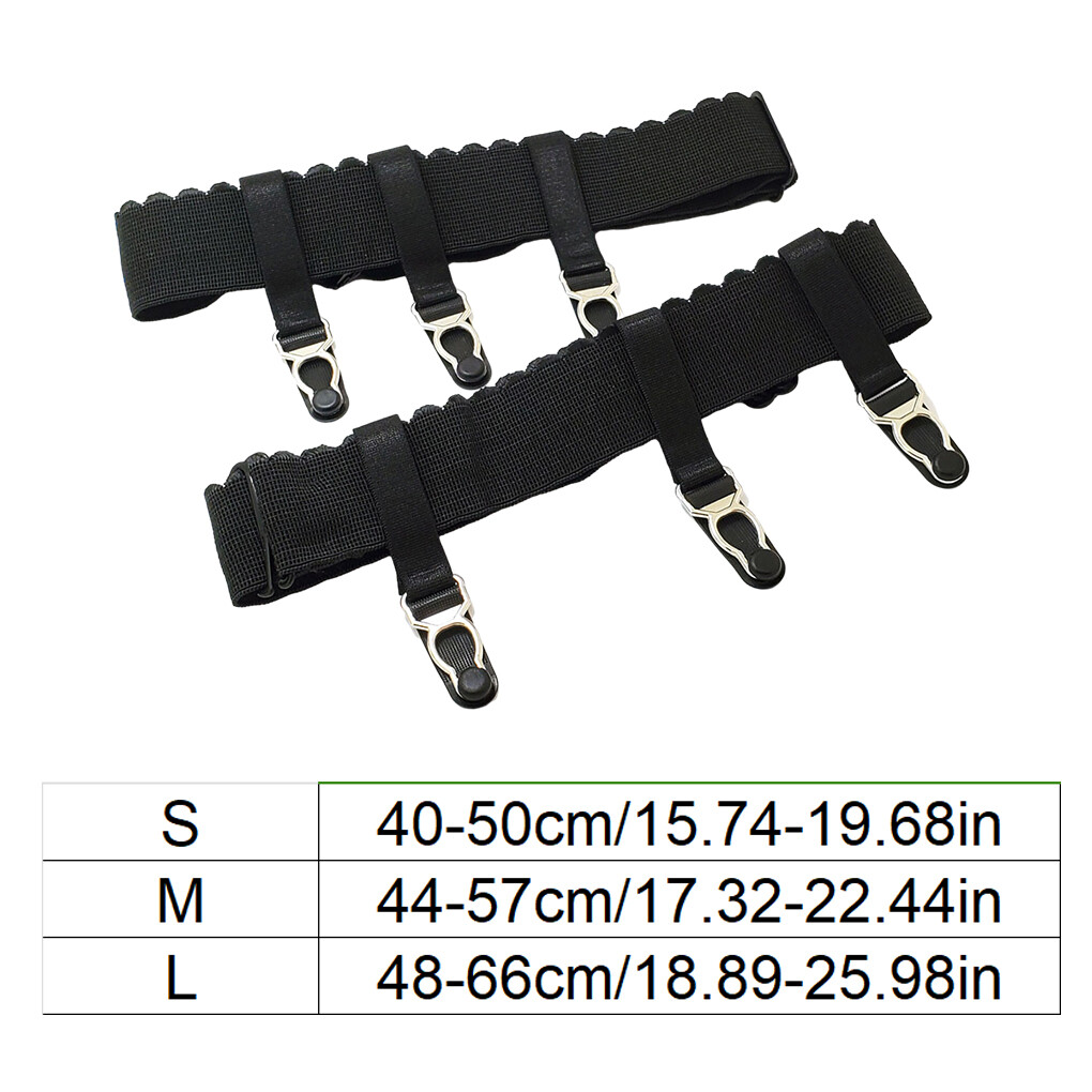 2pack/lot Style Fashionable Anti Slip Leg Garter Belt Polyester ...