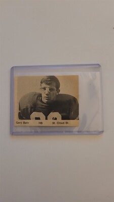 Gary Bahr St. Cloud State University College 1968 Football RD Player ...