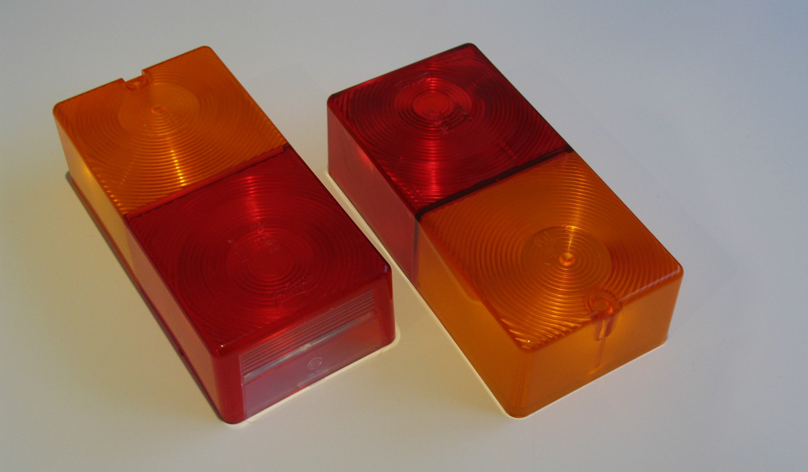 2 x REPLACEMENT OBLONG BRITAX 9002 REAR LIGHT LAMP LENS -TRAILER PARTS ...