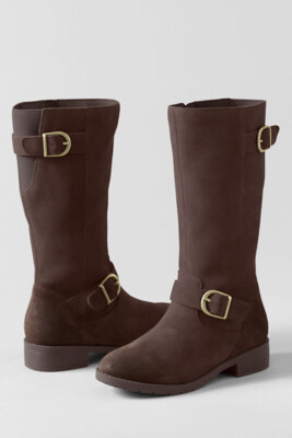 Lands' End ~ Molly Riding Boots Girl's Size 9 $69 NIB | eBay