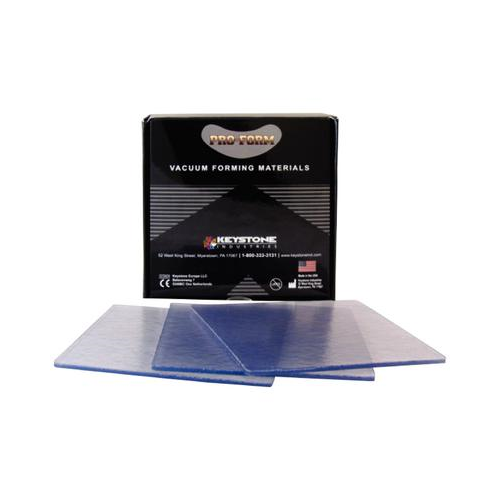 Keystone 9603580 ProForm Dual Laminate Material 5" x 5" 0.120" Clear 12 ...