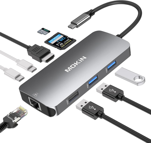 USB C Adapters for MacBook Pro/Air,Mac Dongle with 3 USB Port,USBC to ...