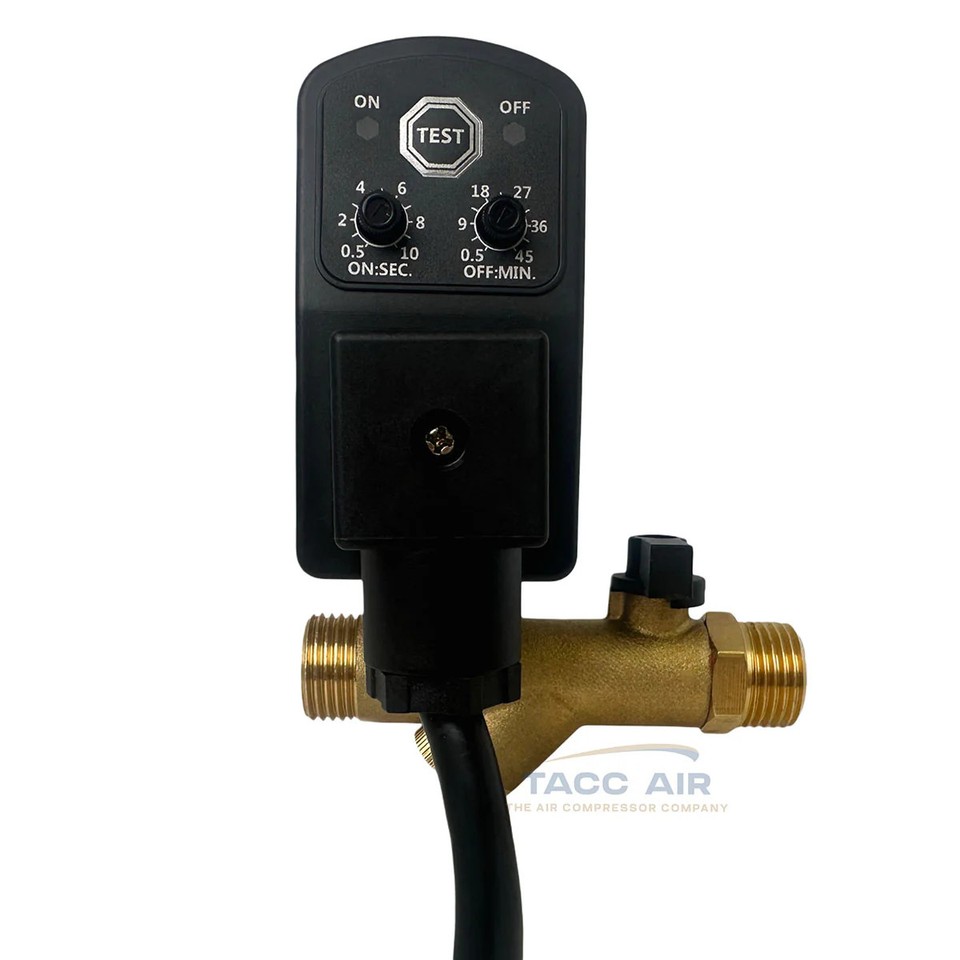 Timed Automatic Electronic Compressor Air Tank Water Moisture Timer Drain Valve | eBay