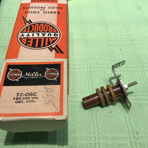 Miller 72-OSC Universal Replacement Oscillator Coil 100-500kHz Kc ...