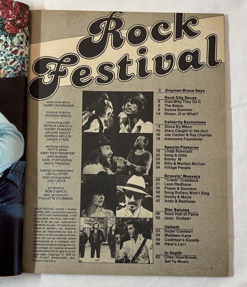 April 1979 ROCK FESTIVAL~Village People,Shaun Cassidy,Kiss,Linda ...