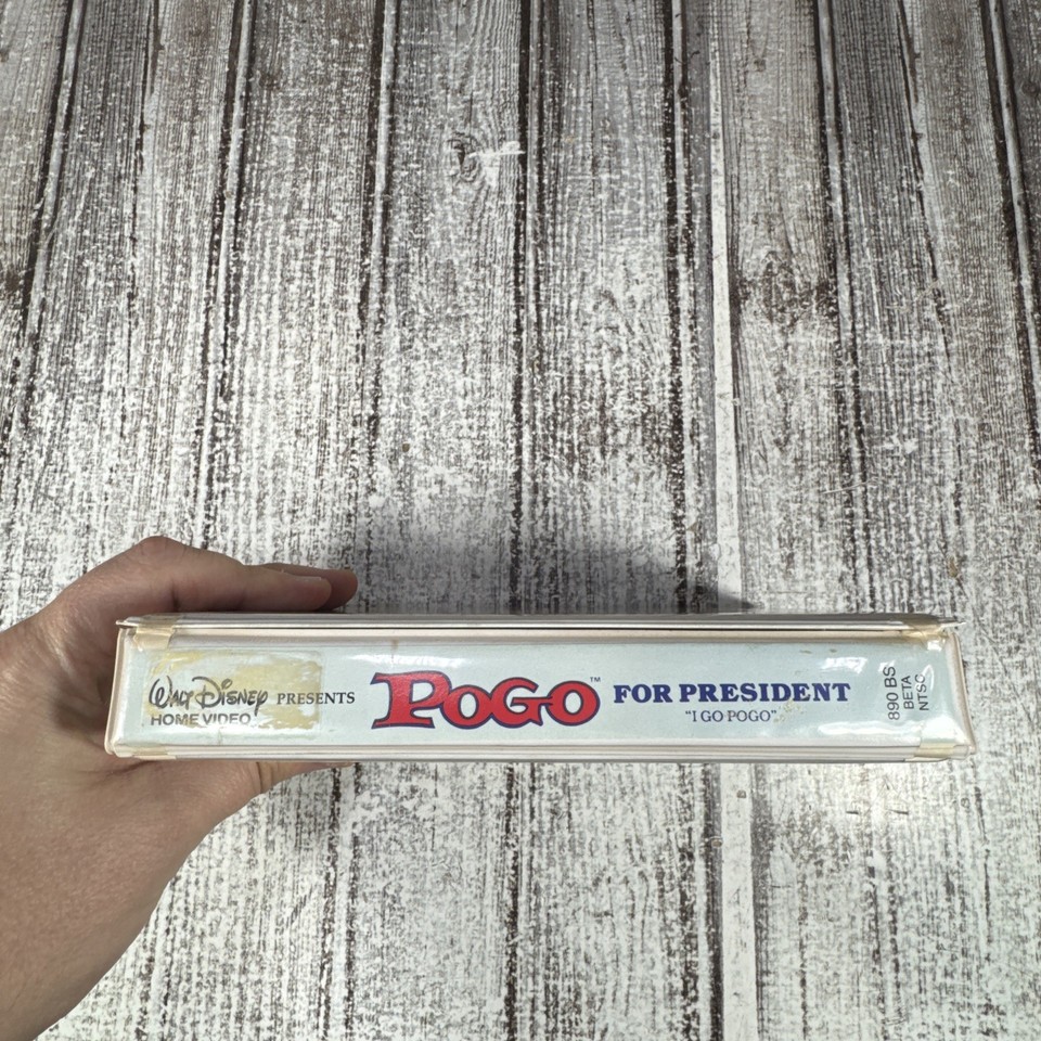 Rare Walt Disney Pogo for President Beta Betamax (NOT VHS) Clamshell ...