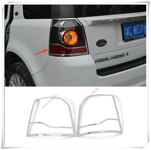 Chrome Rear Tail Light Lamp Cover Trim For Land Rover Freelander 2 LR2 ...