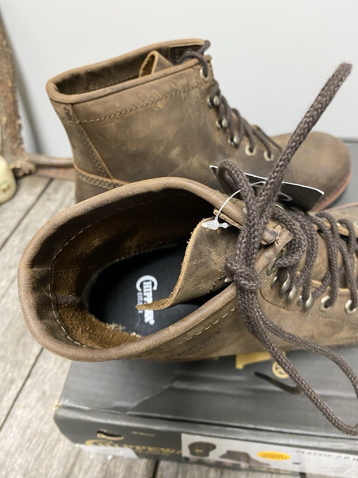 Chippewa Logging Chukka Engineer Boots 6" NC2080 Classic Apache Mens 12 ...