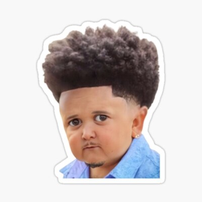 Hasbulla Afro Sticker Funny Laptop Car Window Bumper 4x4 JDM Decal 4wd ...