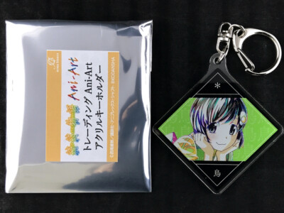 Monogatari Series Ani-Art Acrylic Key Holder Ring AMNIBUS Tsukihi ...