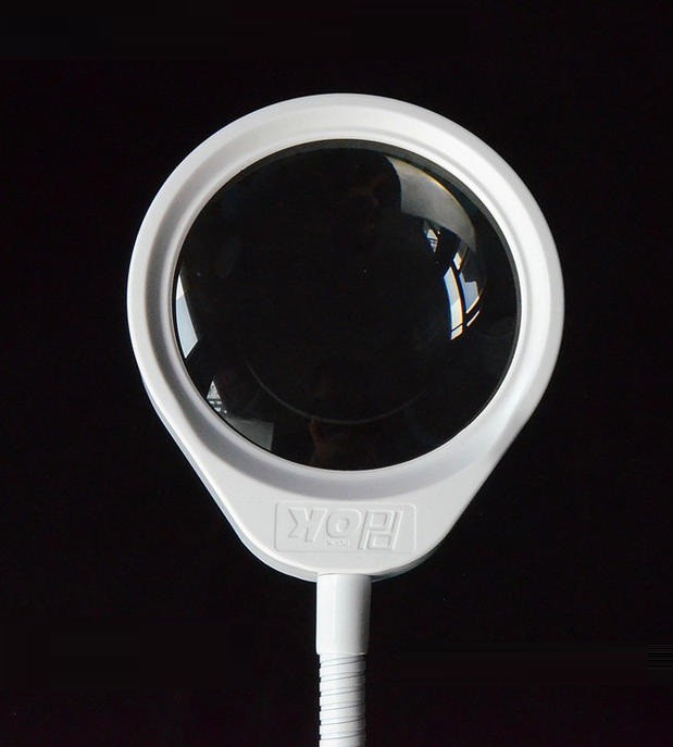 8X LED Lighted Table Top Magnifier Magnifying Glass Lamp for PCB ...