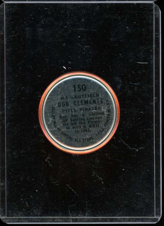 1964 Topps Coins #150 Roberto Clemente AS Pirates HOF b | eBay