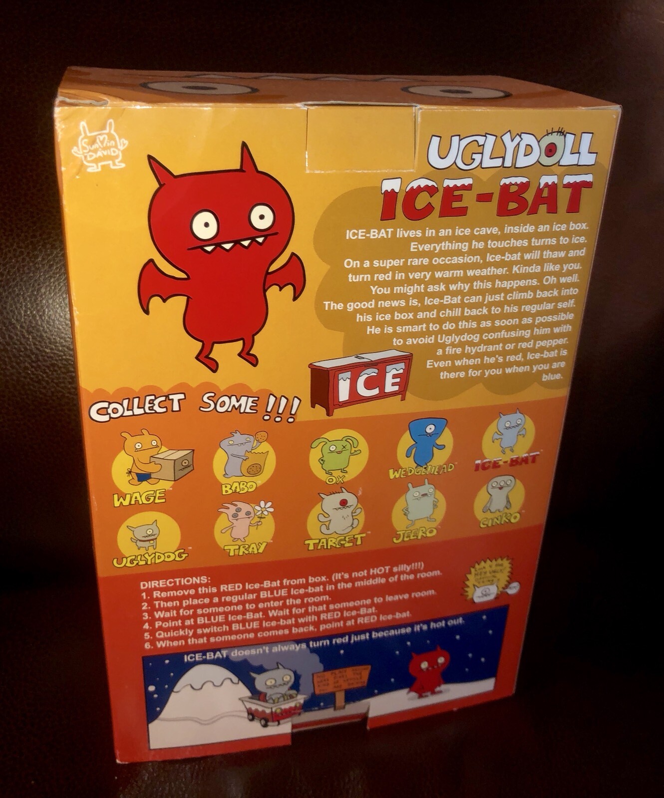 UGLYDOLL ICE BAT LOST HIS COOL 1/50 VINYL TOY FIGURE CRITTERBOX David ...