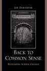 Back to Common Sense by Dawidziak, Joe New 9781607095606 Fast Free ...